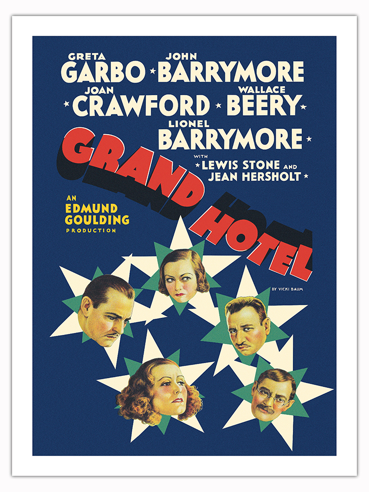 Grand Hotel - Starring Greta Garbo John Barrymore Joan Crawford Wallace ...