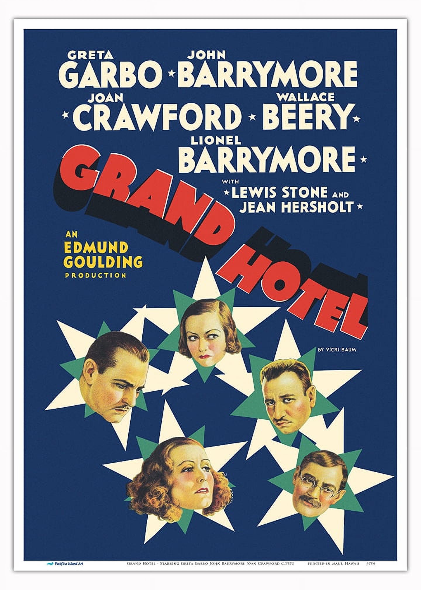 Grand Hotel - Starring Greta Garbo John Barrymore Joan Crawford Wallace ...