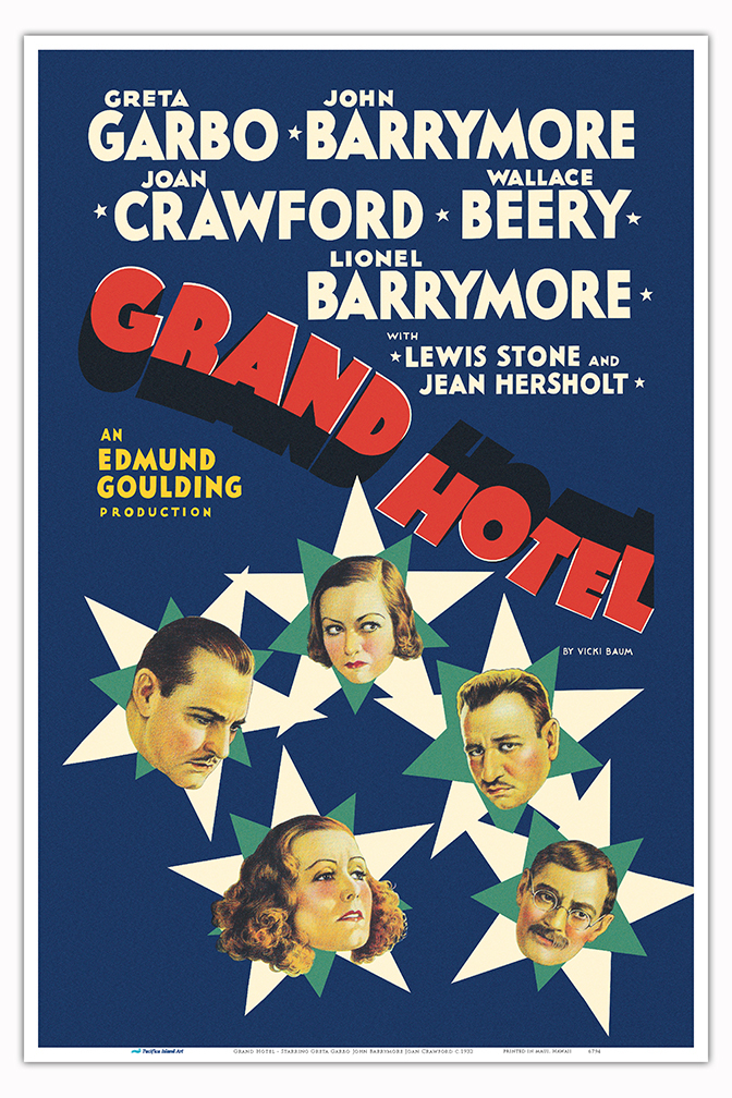 Grand Hotel - Starring Greta Garbo John Barrymore Joan Crawford Wallace ...