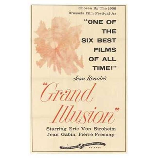 Grand Illusion Movie Poster - 11 x 17 in. - Walmart.com