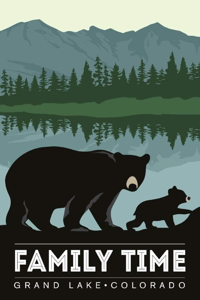 Grand Lake Colorado Family Time Bears 300 Pieces Wooden Jigsaw Puzzle ...