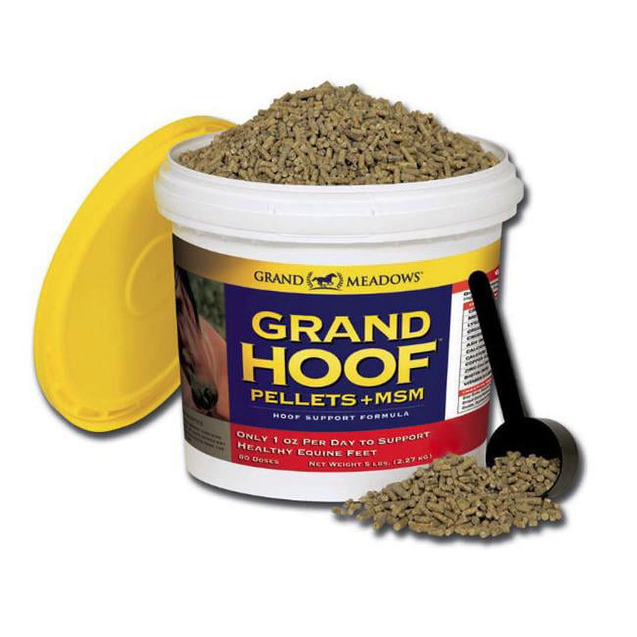 Grand Meadows 73607080502 Grand Hoof Pellets Plus MSM - 5 lb - Walmart.com