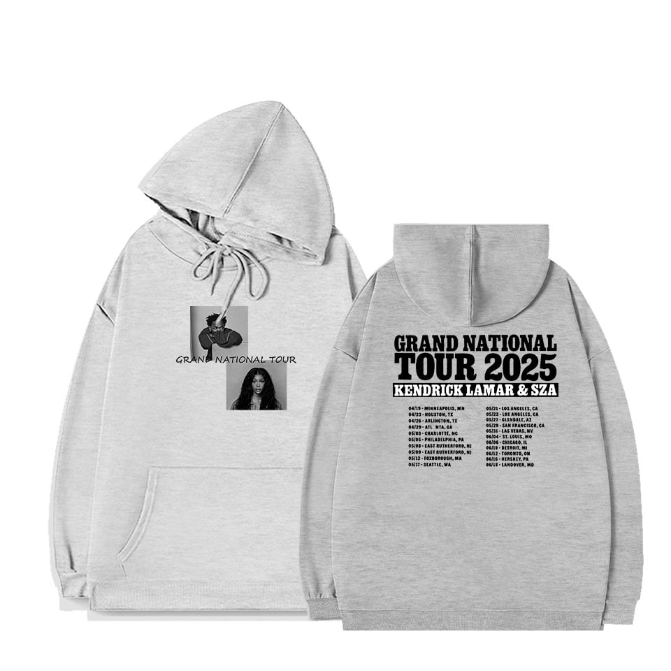 Grand National Tour Merch Kendrick Lamar & SZA Hoodie Sweatshirt ...