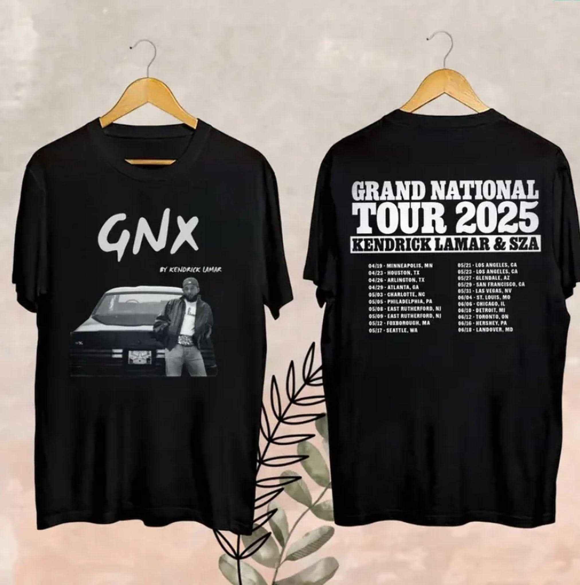 Grand National Tour Shirt, Grand National Tour Merch, Kendrick Lamar ...