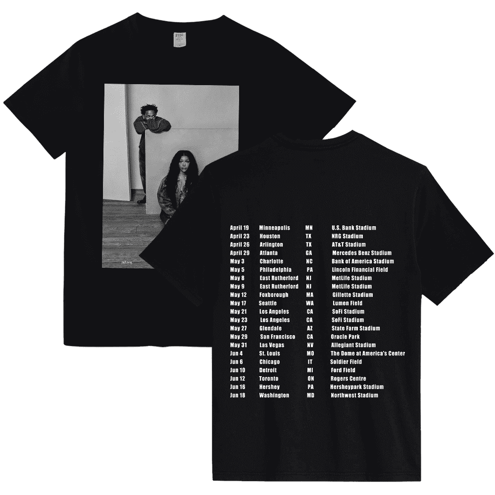 Grand National Tour T-Shirt Kendrick Lamar x SZA For Men Women ...