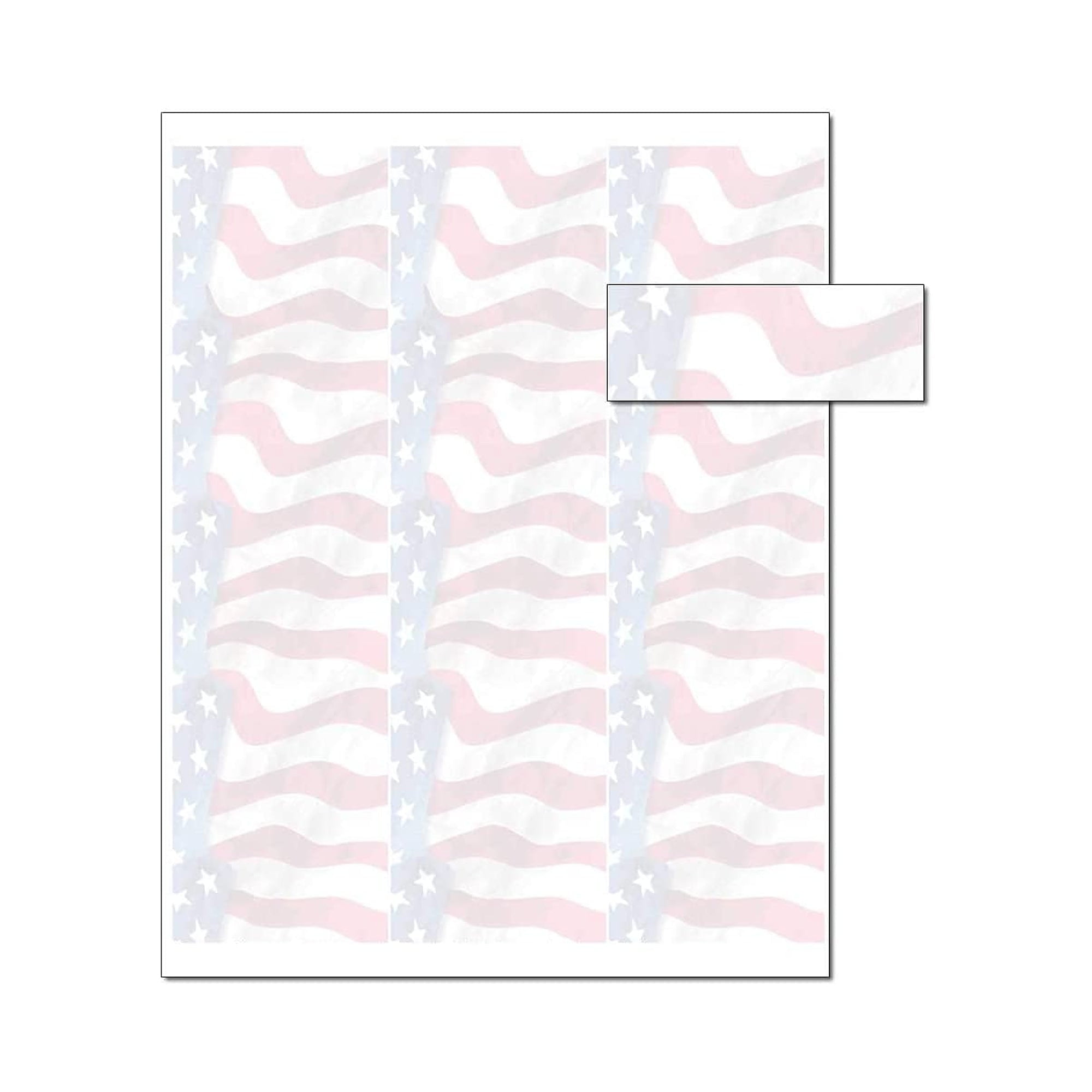 Grand Old Flag 30-Up Address Labels - 5 Sheets/150 Labels Total - 1" x ...