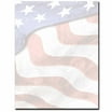 American Flag Patriotic Letter Papers, Set of 25 - Printing Sheets, 8 1 ...
