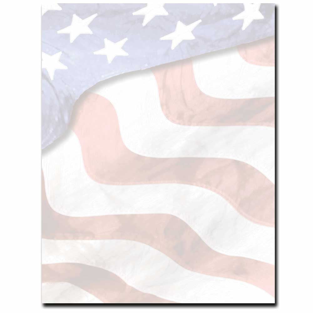 Grand Old Flag Letterhead Laser & Inkjet Printer Paper, 80 Sheet Pack ...