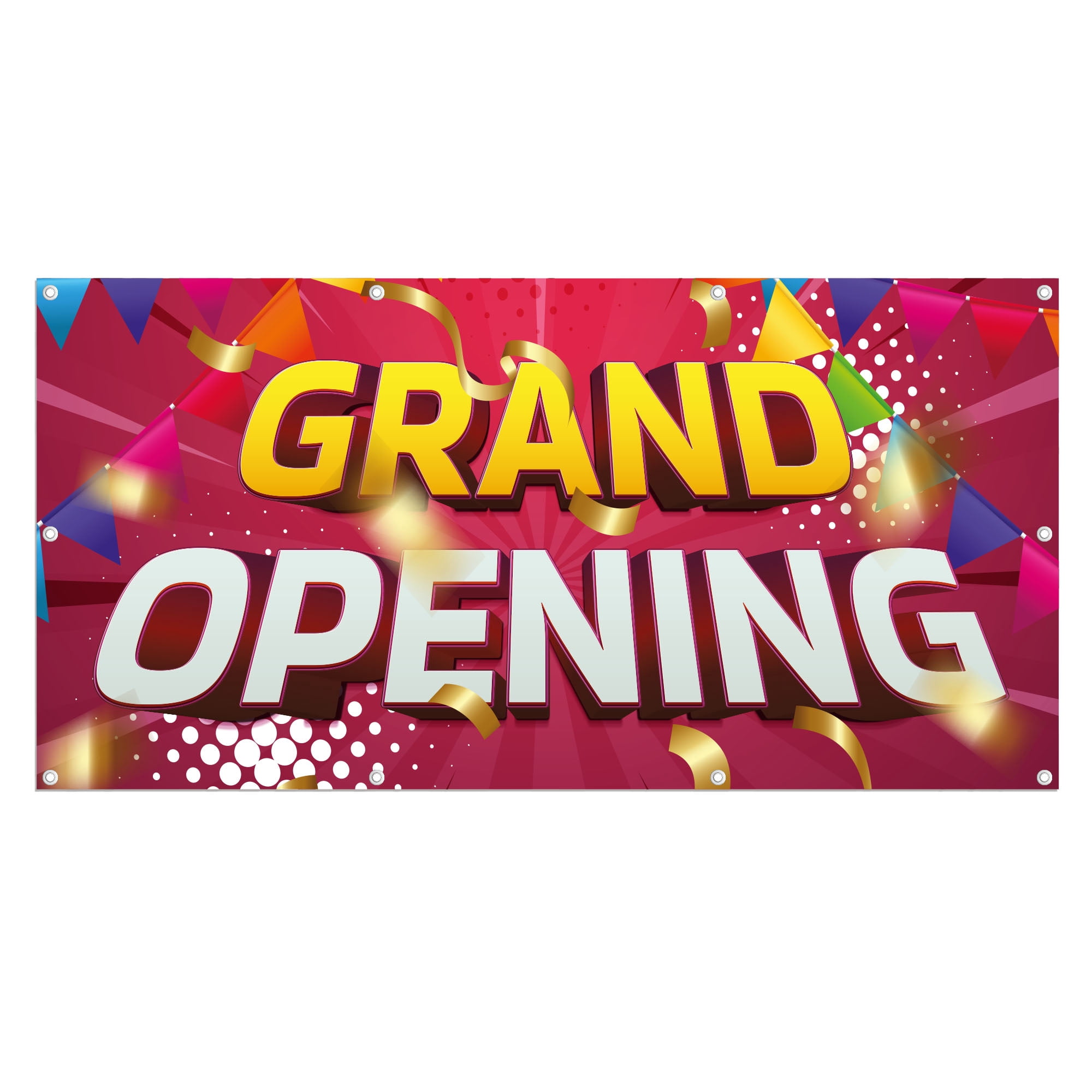 Grand Opening Banner 13 oz Heavy Duty Vinyl Grand Opening Sign for ...