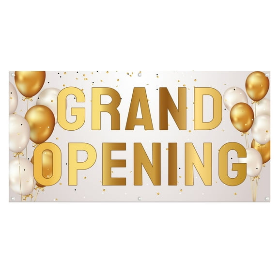 Grand Opening Banner 13 oz Heavy Duty Vinyl Grand Opening Sign for ...