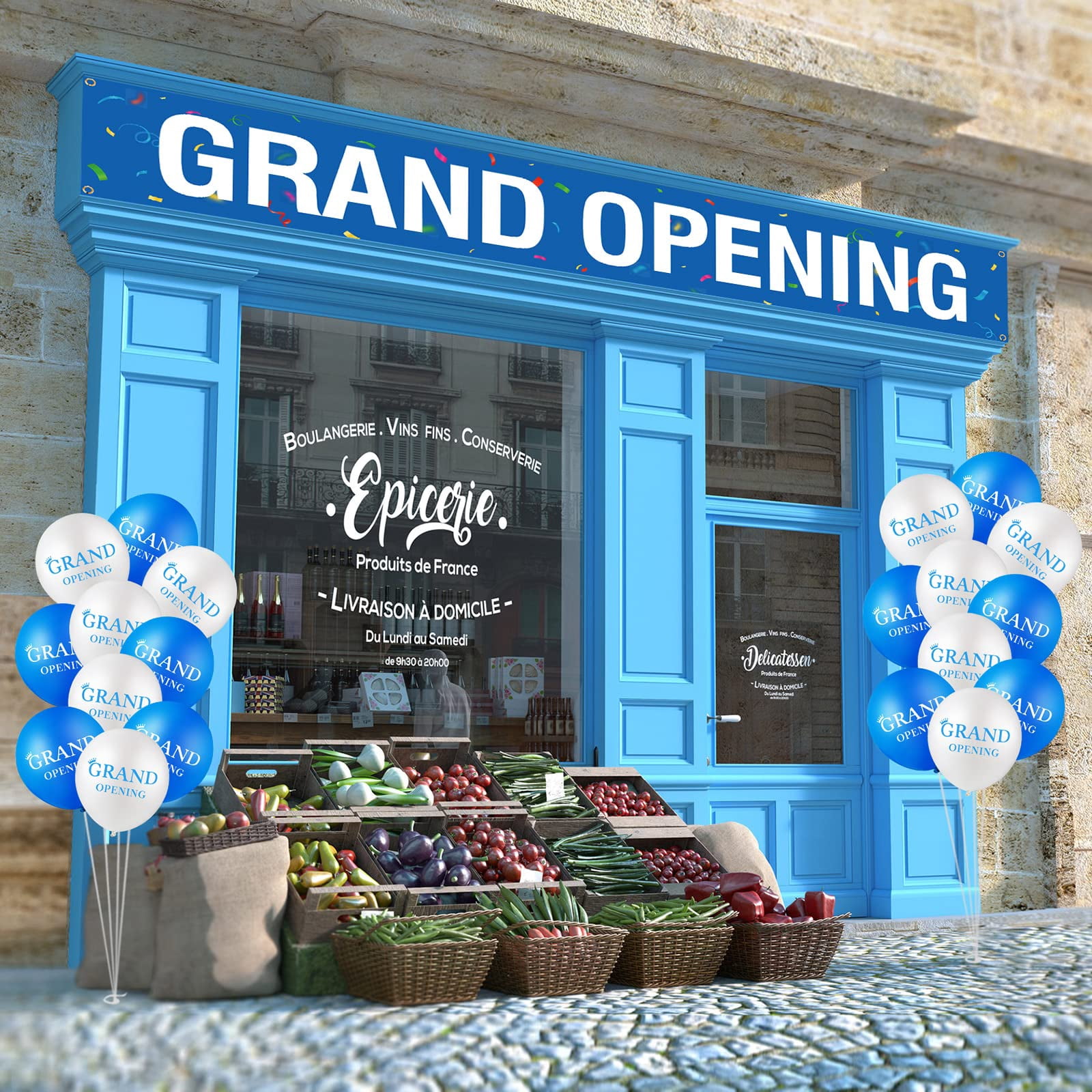 Grand Opening Banner Retail Store Shop Business Sign Business Office ...