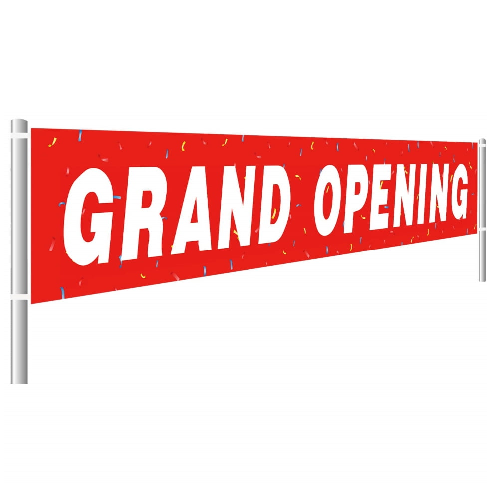 Grand Opening Banner Retail Store Shop Business Sign Business Office ...