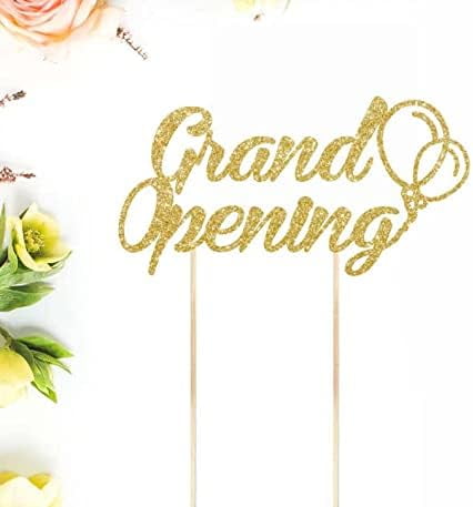 Grand Opening Cake Topper, Shop Opening Cake Topper, Party Cake Topper ...