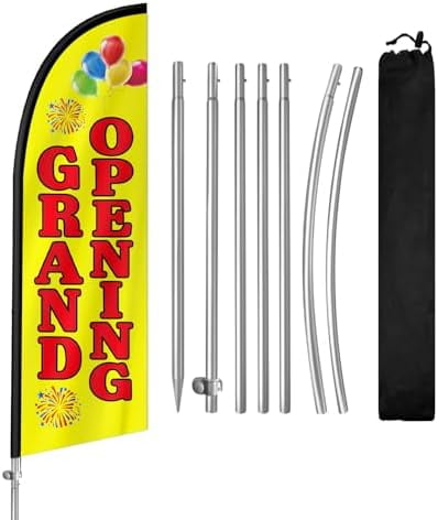 Grand Opening Flags, Grand Opening Flags for Business 8FT, Grand ...