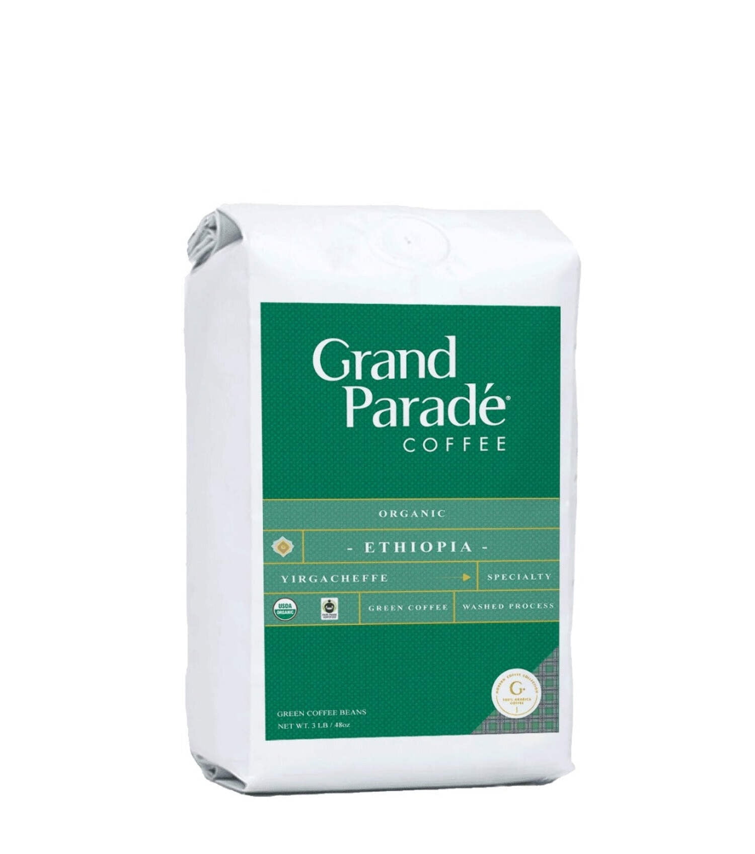Grand Parade Coffee, 5 lbs Organic Ethiopian Yirgacheffe Grade 1 ...