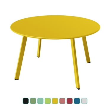 UBesGoo Acacia Wood Folding Side Table, Wooden Coffee Table for Patio ...