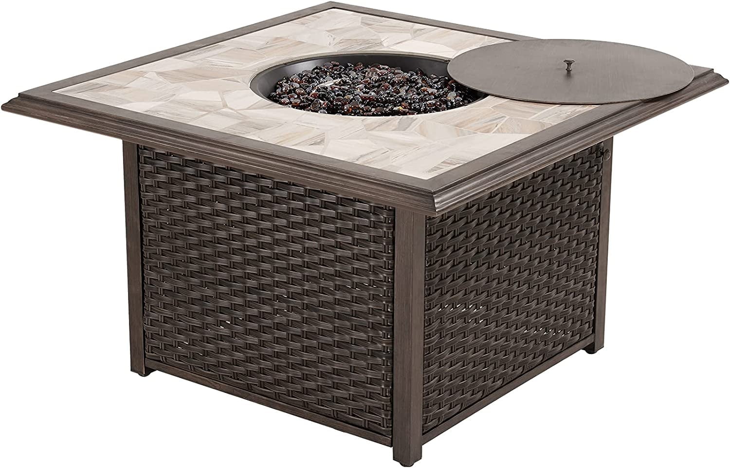 "Grand Patio Outdoor 41"" Propane Fire Pit Table, Deluxe 55k BTU Gas ...
