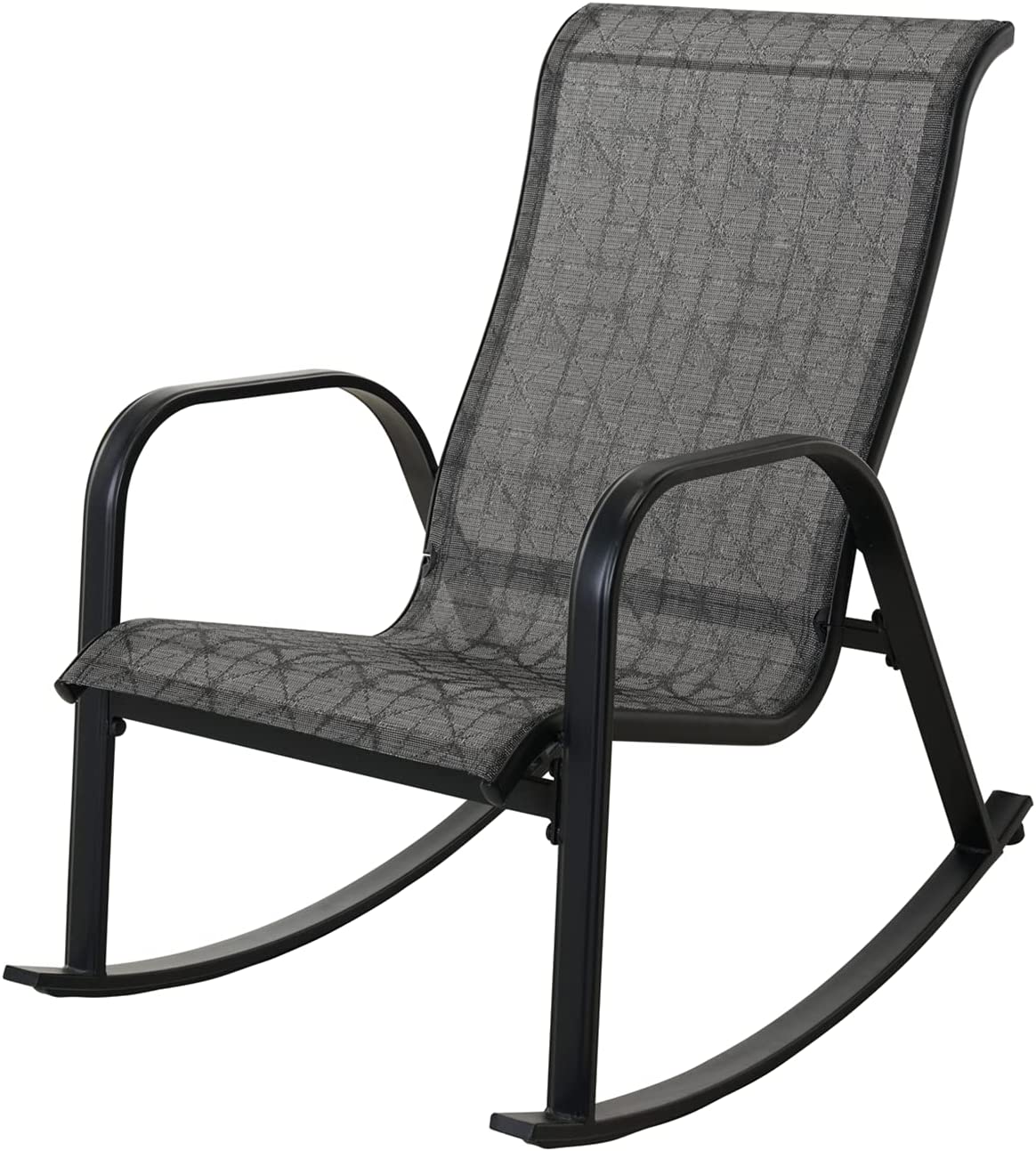 Flash Furniture Commercial Grade White Indoor-Outdoor Steel Patio Arm ...