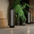Grand Patio Solar Powered Rattan Deck LED Lights for Garden- 2 Large ...