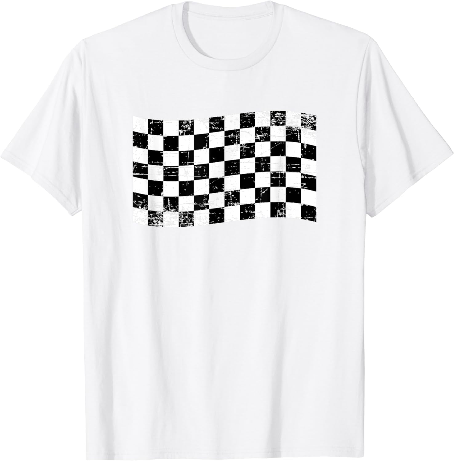Grand Prix Checkered Racing Flag Tee Men Women Gift - Walmart.com