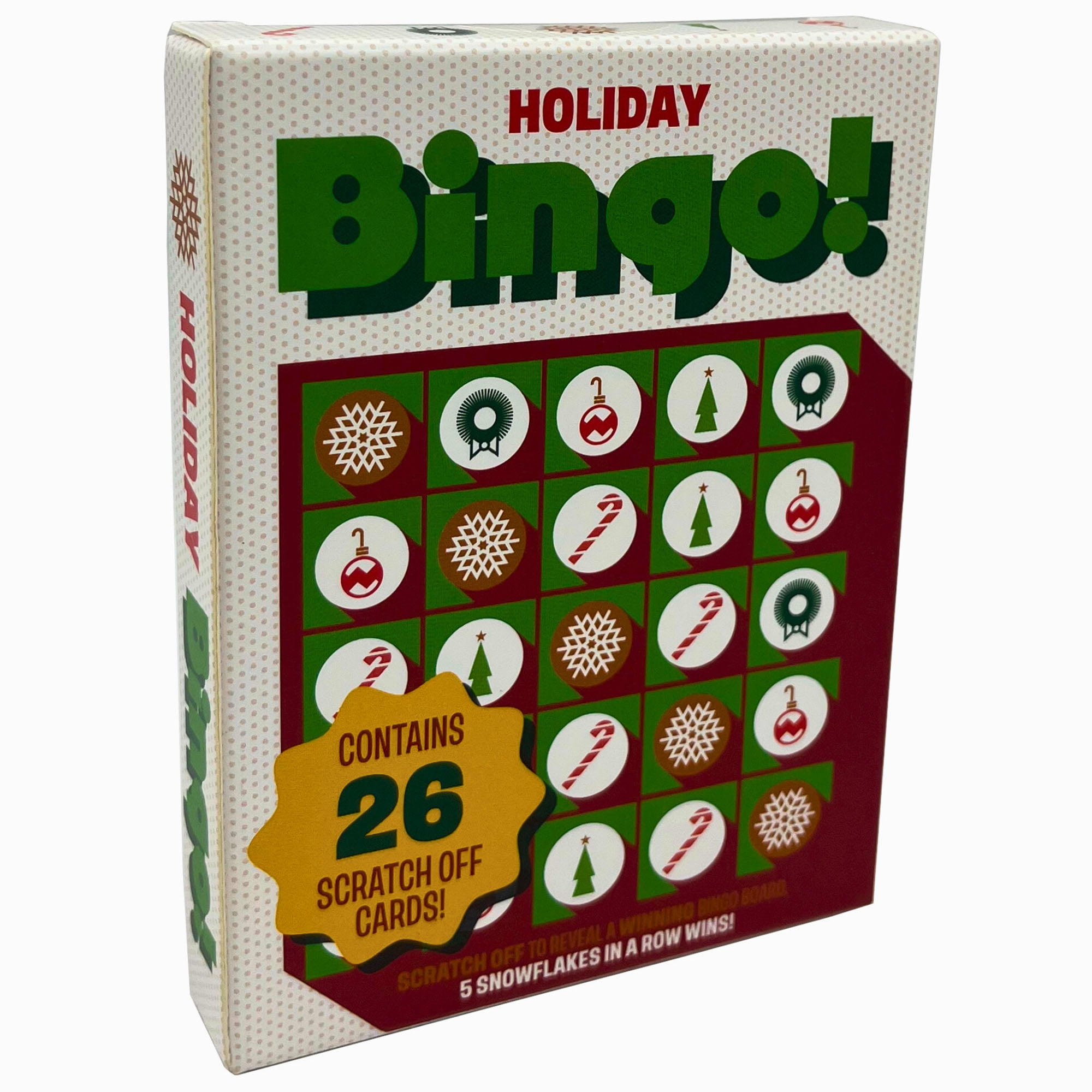 Grand Prix Bingo Scratch Card Game: 26 Themed Cards - 5 Snowflakes ...