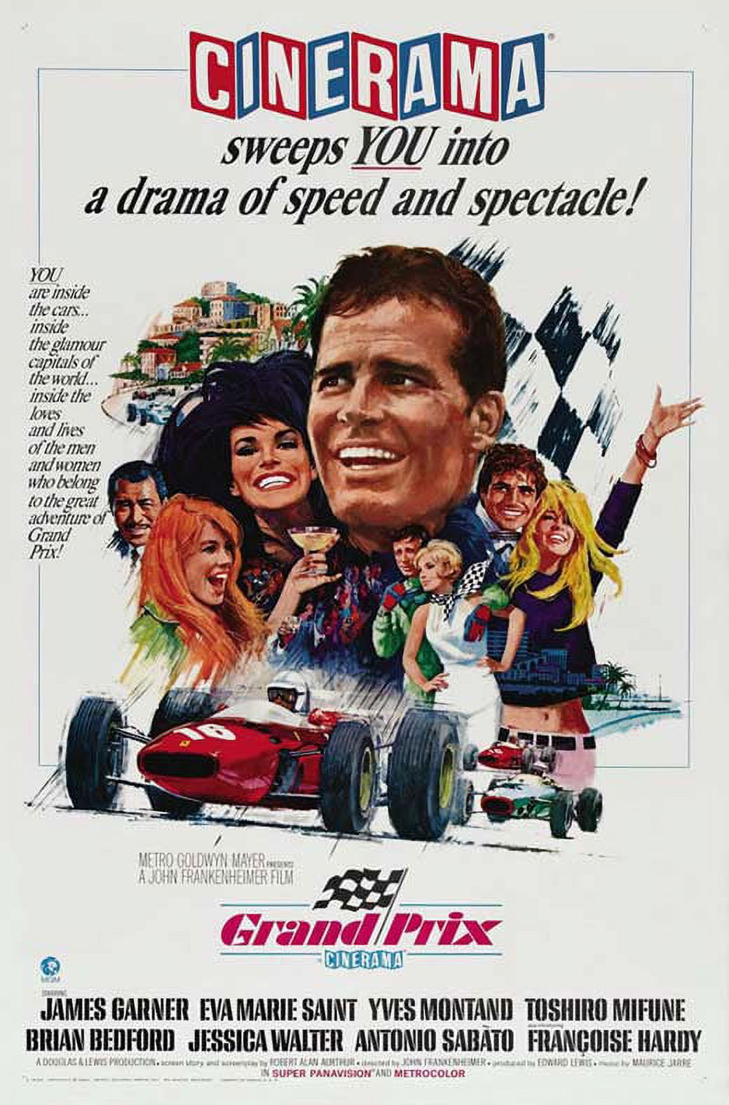 Grand Prix Movie POSTER 11" x 17" Style C - Walmart.com