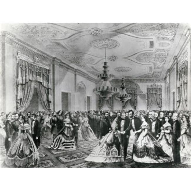 Grand Reception of the Notabilities of the Nation at the White House by Major & Knapp 1865 ...