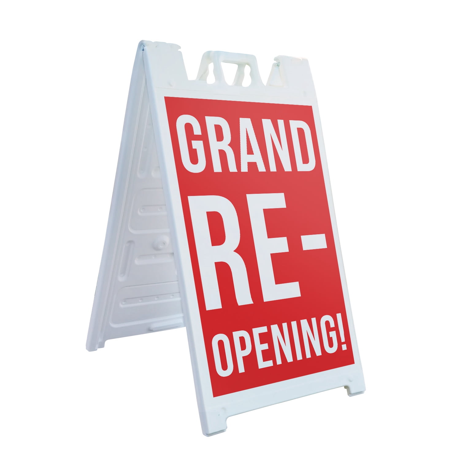 Grand Reopening 24" x 36" Double Sided A-Frame Sidewalk Sign Includes 2 ...