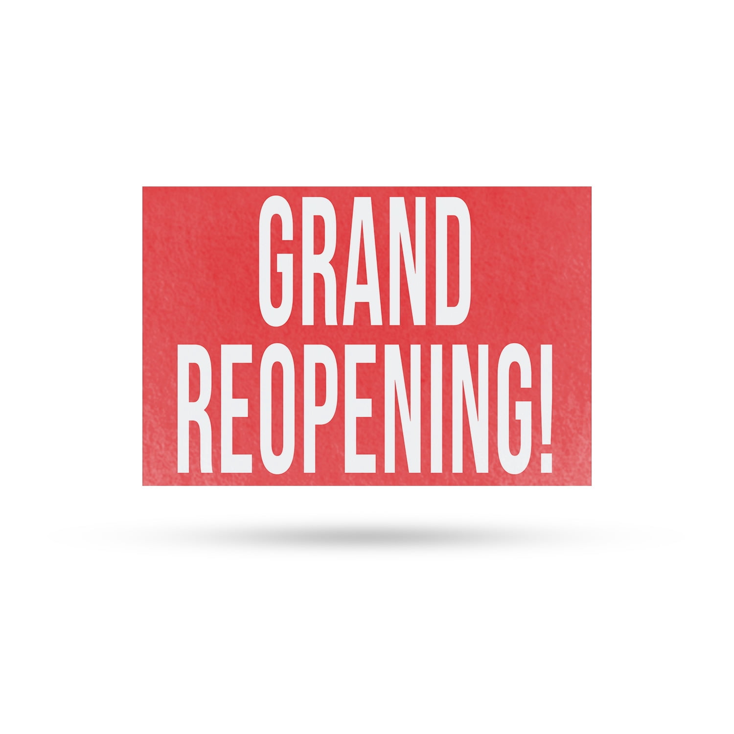 Grand Reopening Vinyl Decal 24 Inch x 36 Inch Weatherproof Heavy-Duty ...