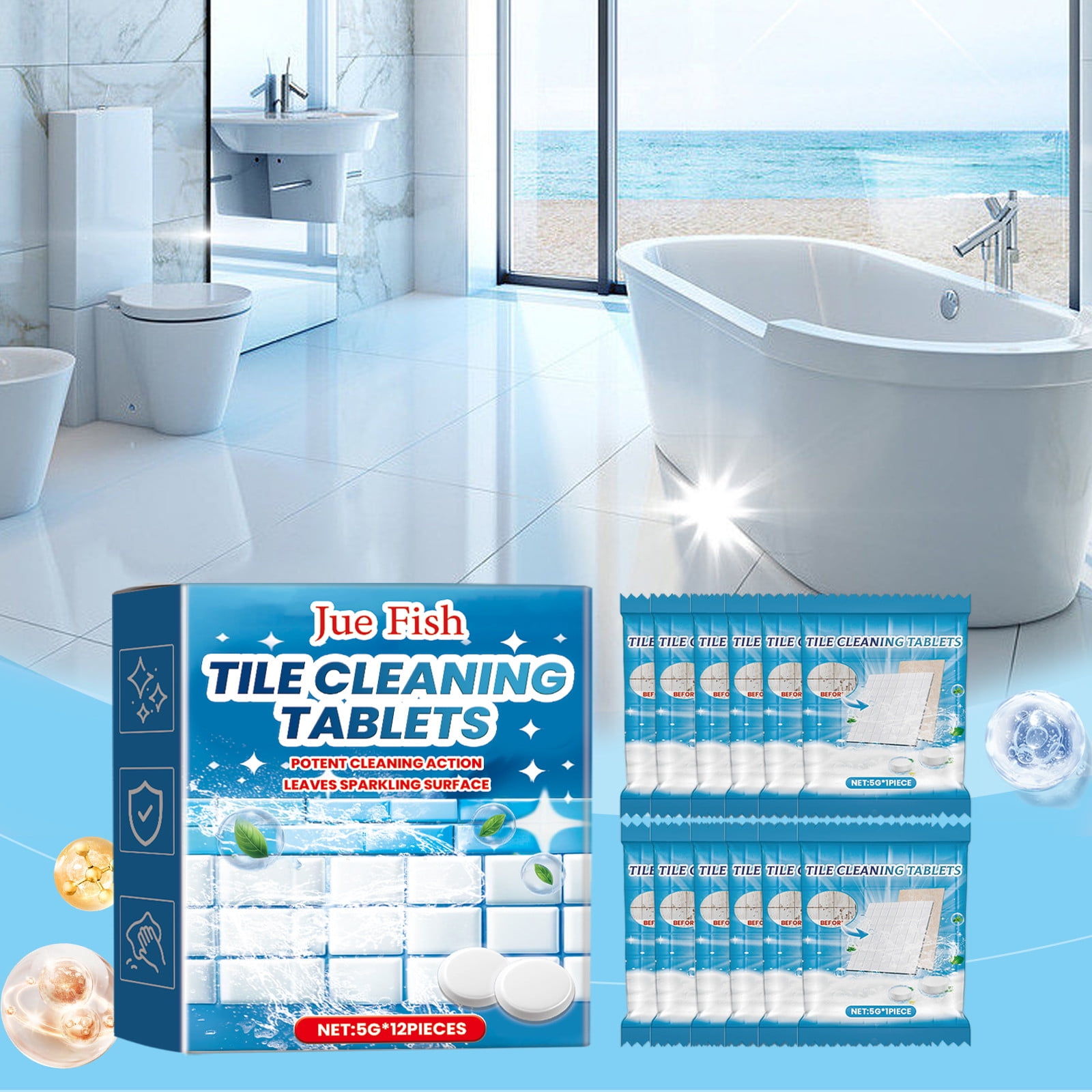 Grand Sale!Floor Cleaning Tablets,Clean Machine and Floor-Getting Rid ...