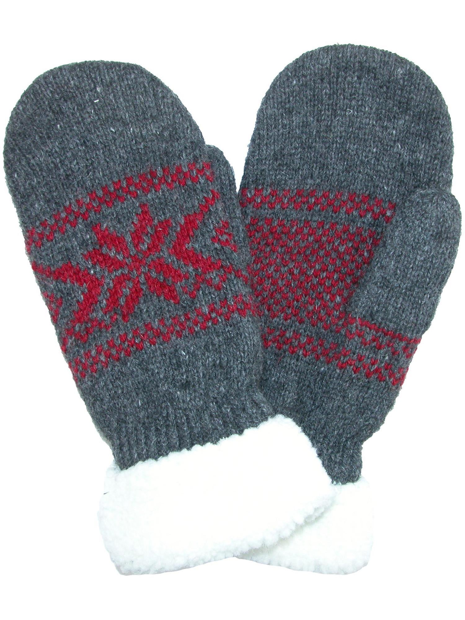 Grand Sierra Ragg Wool Snowflake Mitten (Women) - Walmart.com