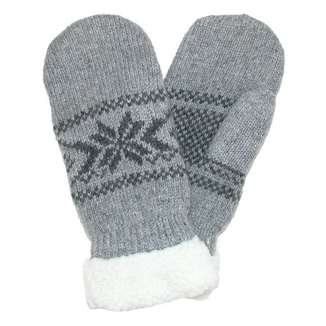 Grand Sierra Ragg Wool Snowflake Mitten (Women) - Walmart.com