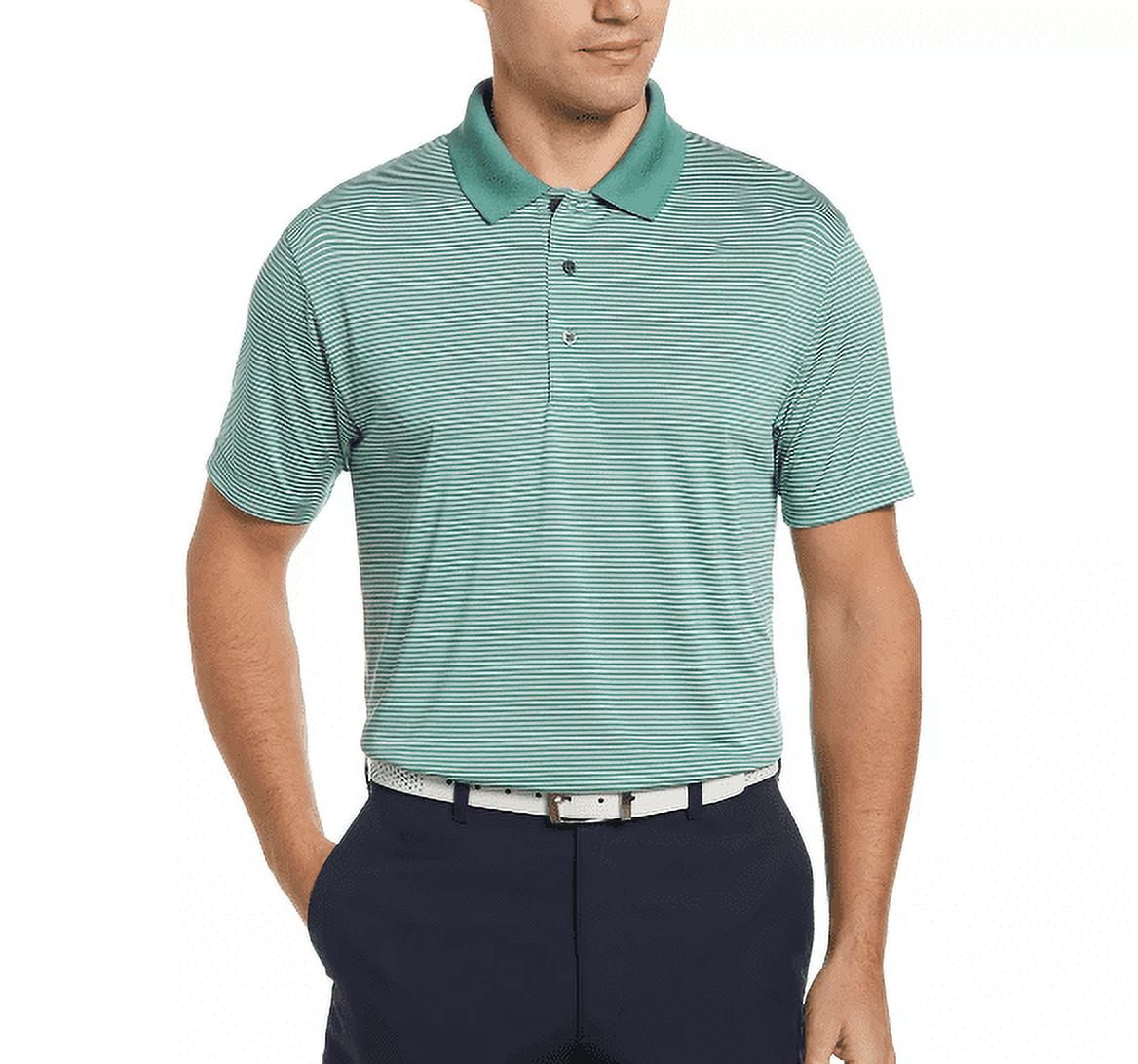 Grand Slam Men's Deep Sea Off Course Championship Striped Golf Polo ...