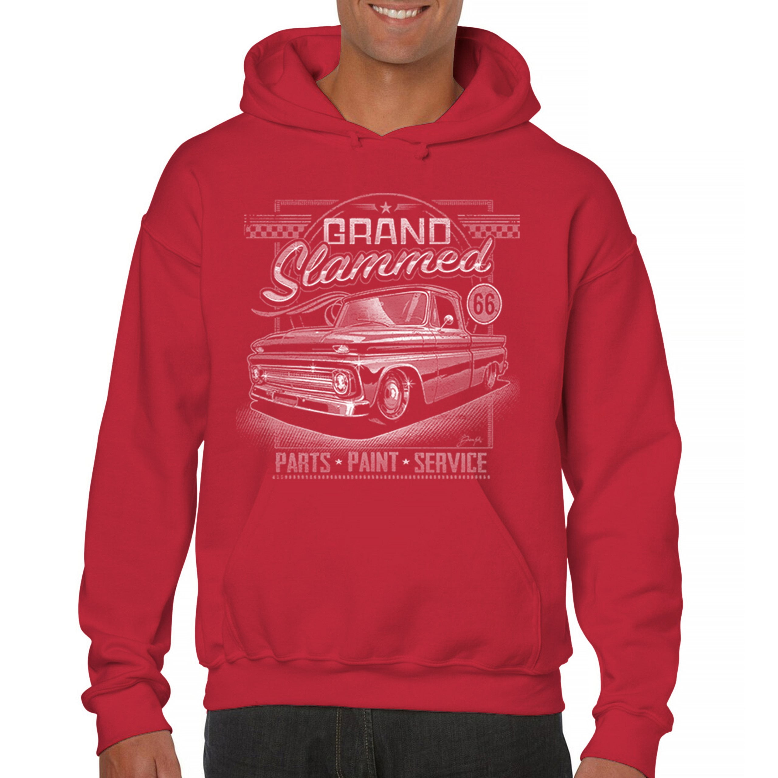 Grand Slammed Classic Pickup Sweatshirt Hot Rod Custom Truck Enthusiast ...