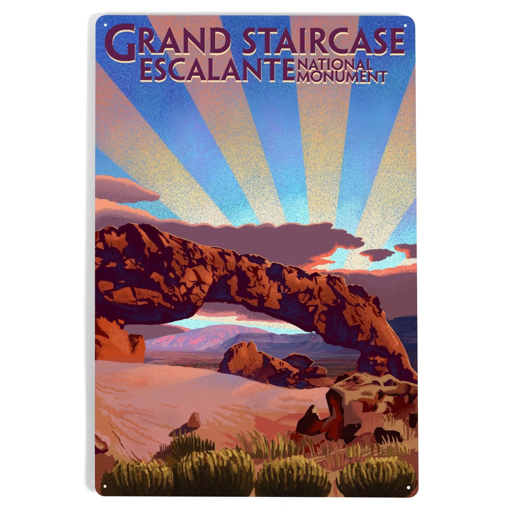 Grand Staircase-Escalante National Monument, Utah (12x18 Aluminum Art ...