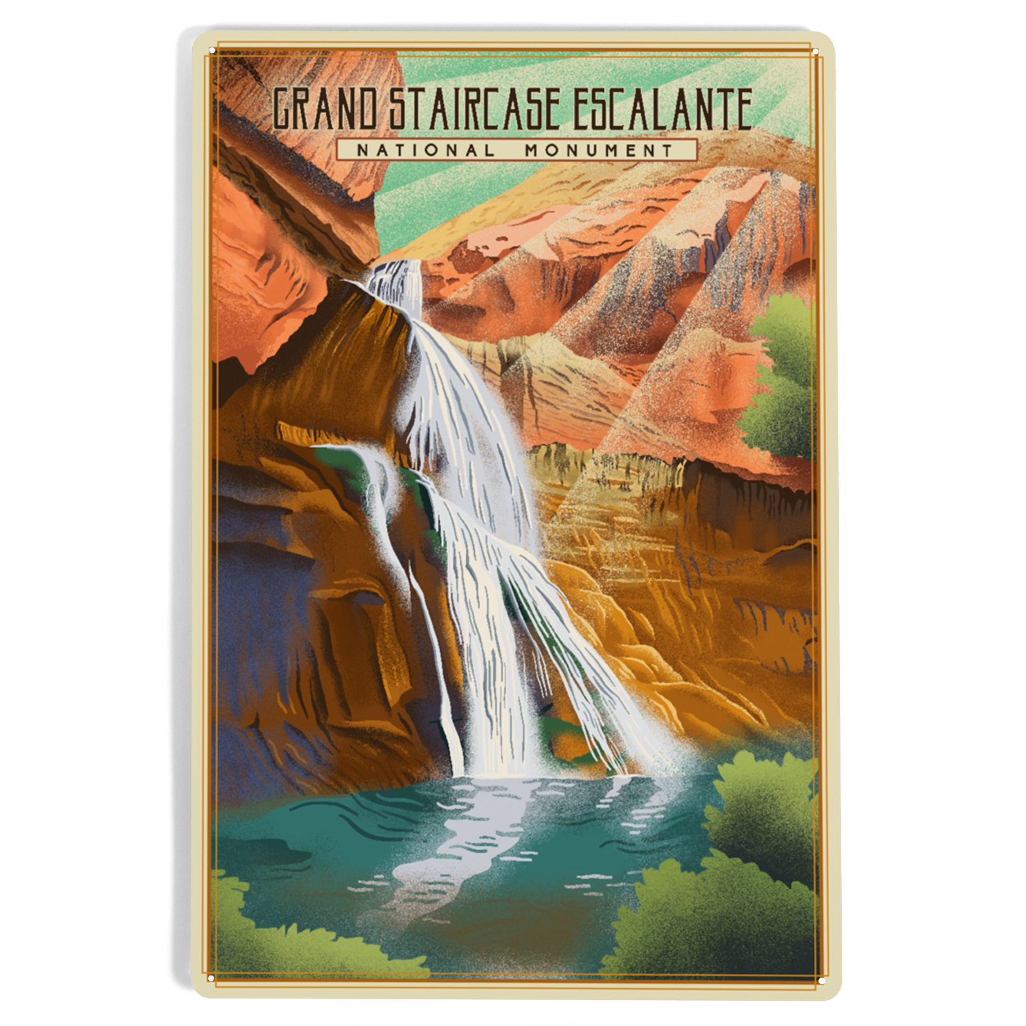 Grand Staircase-Escalante National Monument, Utah, Lithograph (12x18 ...