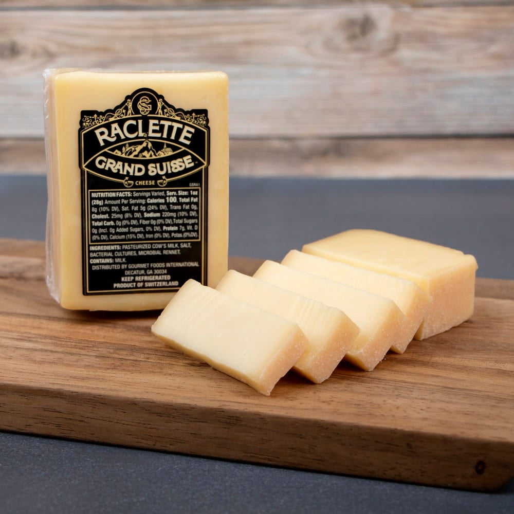 Grand Suisse Swiss Raclette Cheese, Imported from Switzerland, Semi ...