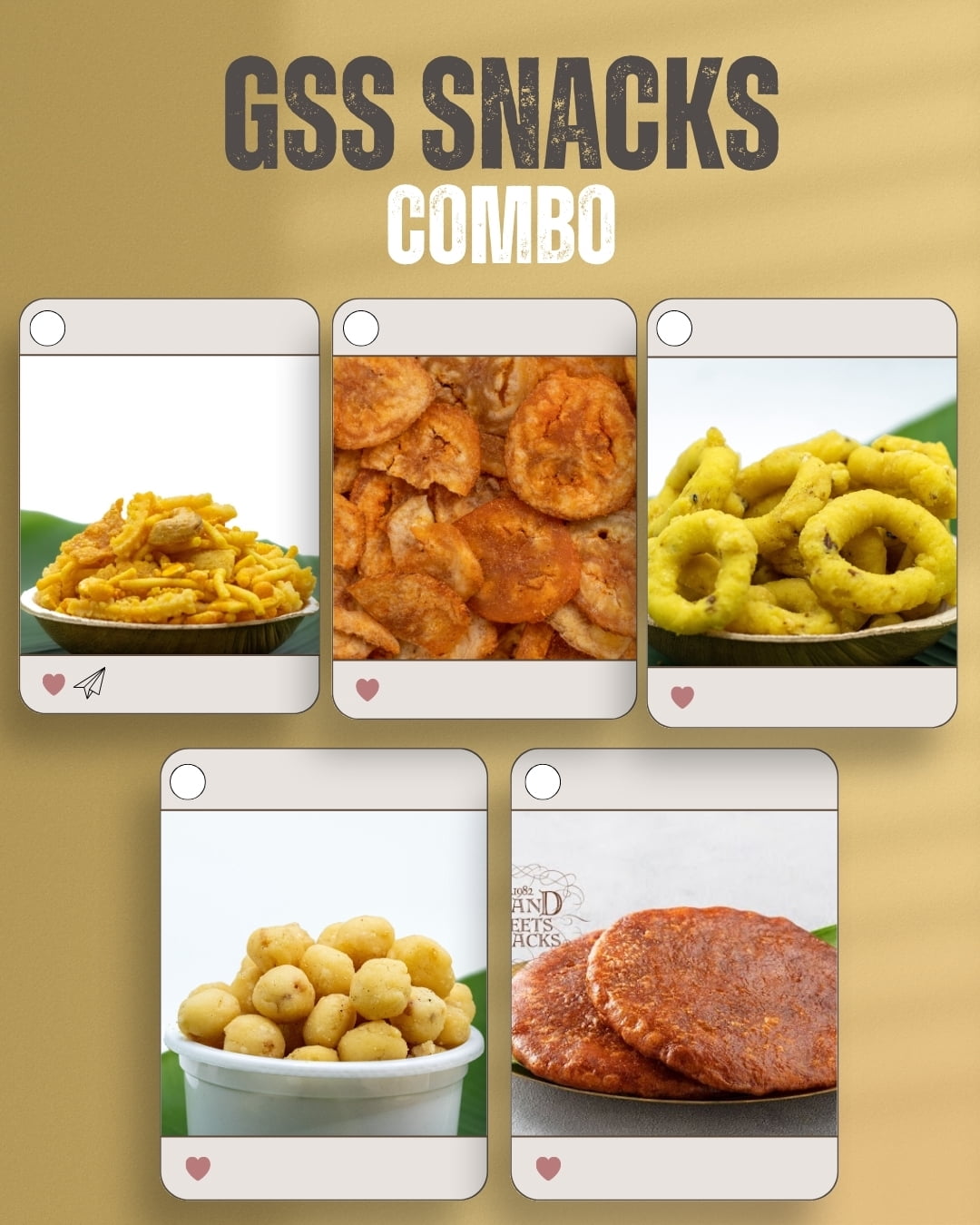 Grand Sweets and Snacks Summer Special Combo – Traditional South Indian ...