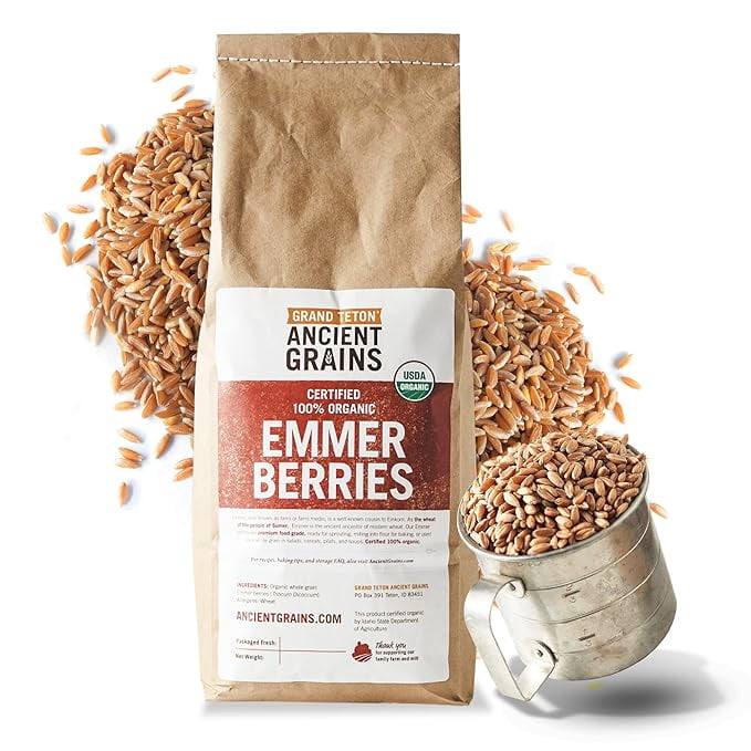 Grand Teton Ancient Grains Emmer Wheat Berries, 5 lbs - Walmart.com