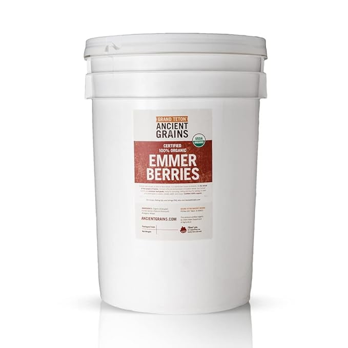 Grand Teton - Ancient Grains Emmer Wheat Berries, 100% Organic Berries ...