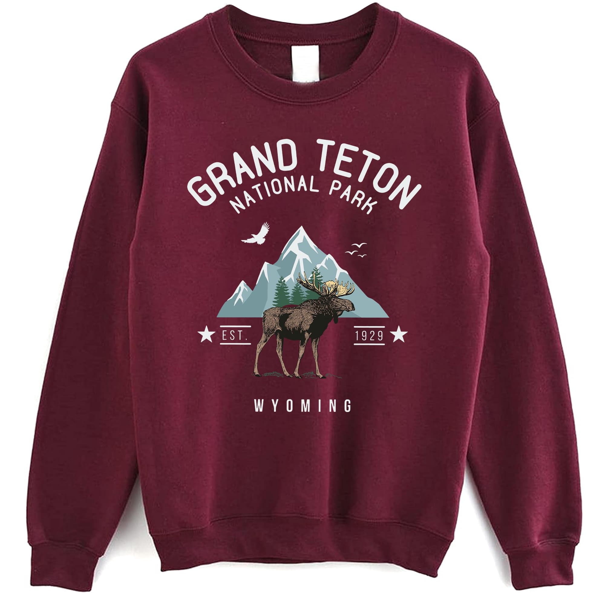 Grand Teton National Park Crewneck Sweatshirt - Grand Teton Sweater ...
