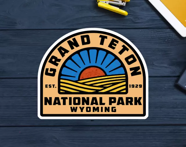 Grand Teton National Park Decal Sticker Wyoming Tetons X Phone Decal ...