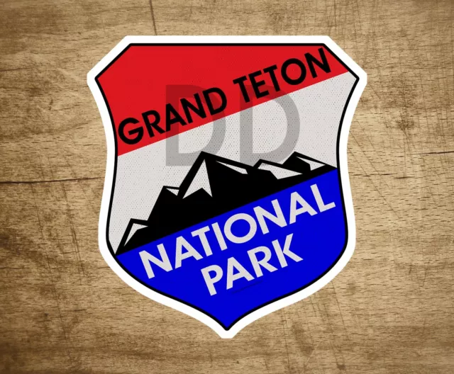Grand Teton National Park Wyoming Mountains Sticker Decal . Phone Decal ...