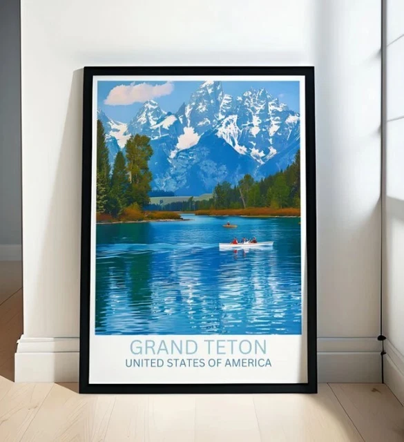 Grand Teton Prints Perfect Wall Art For Nature Lovers - Grand Teton ...