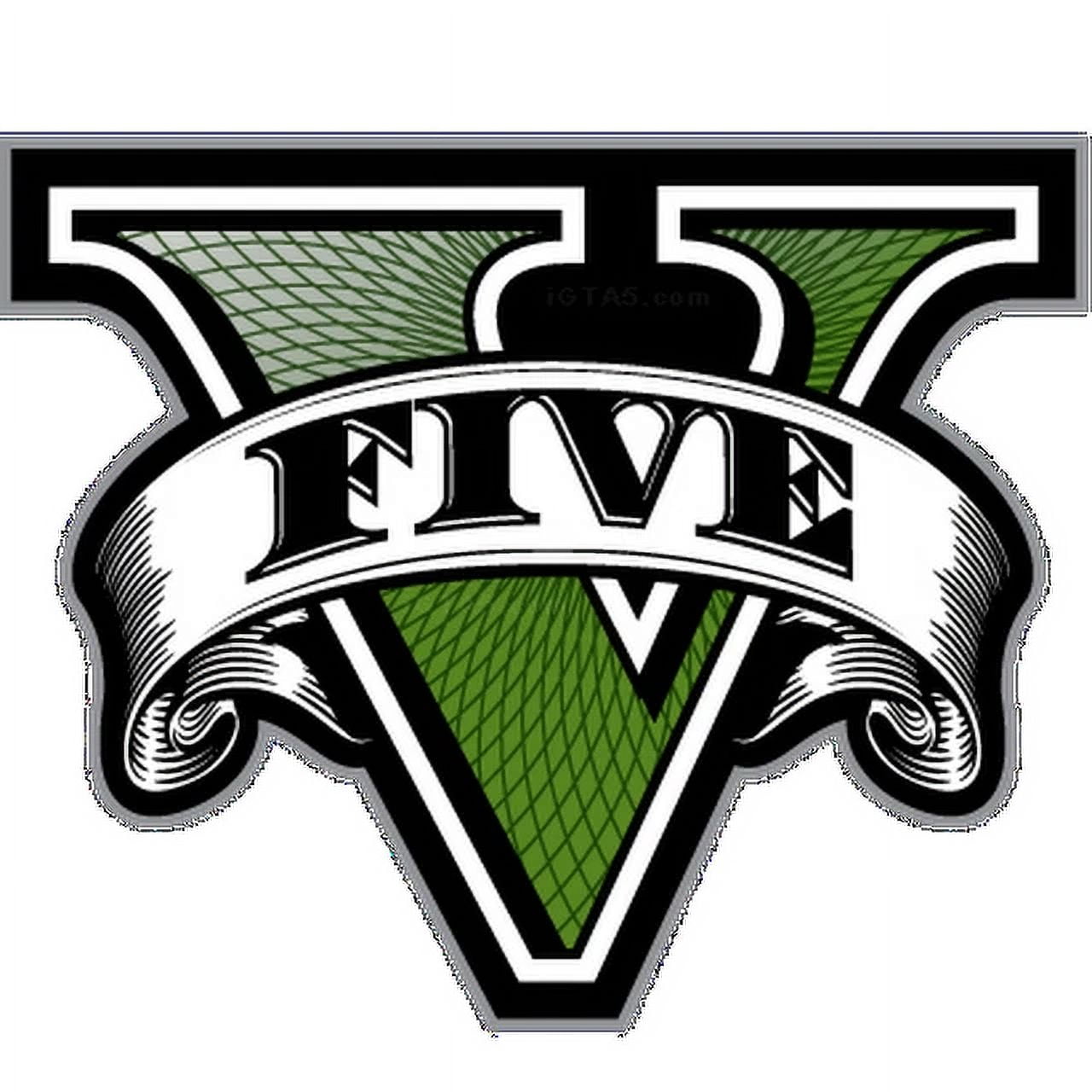 Grand Theft Auto 5 Sticker Logo Phone Decal Water Bottle Stickers Car ...