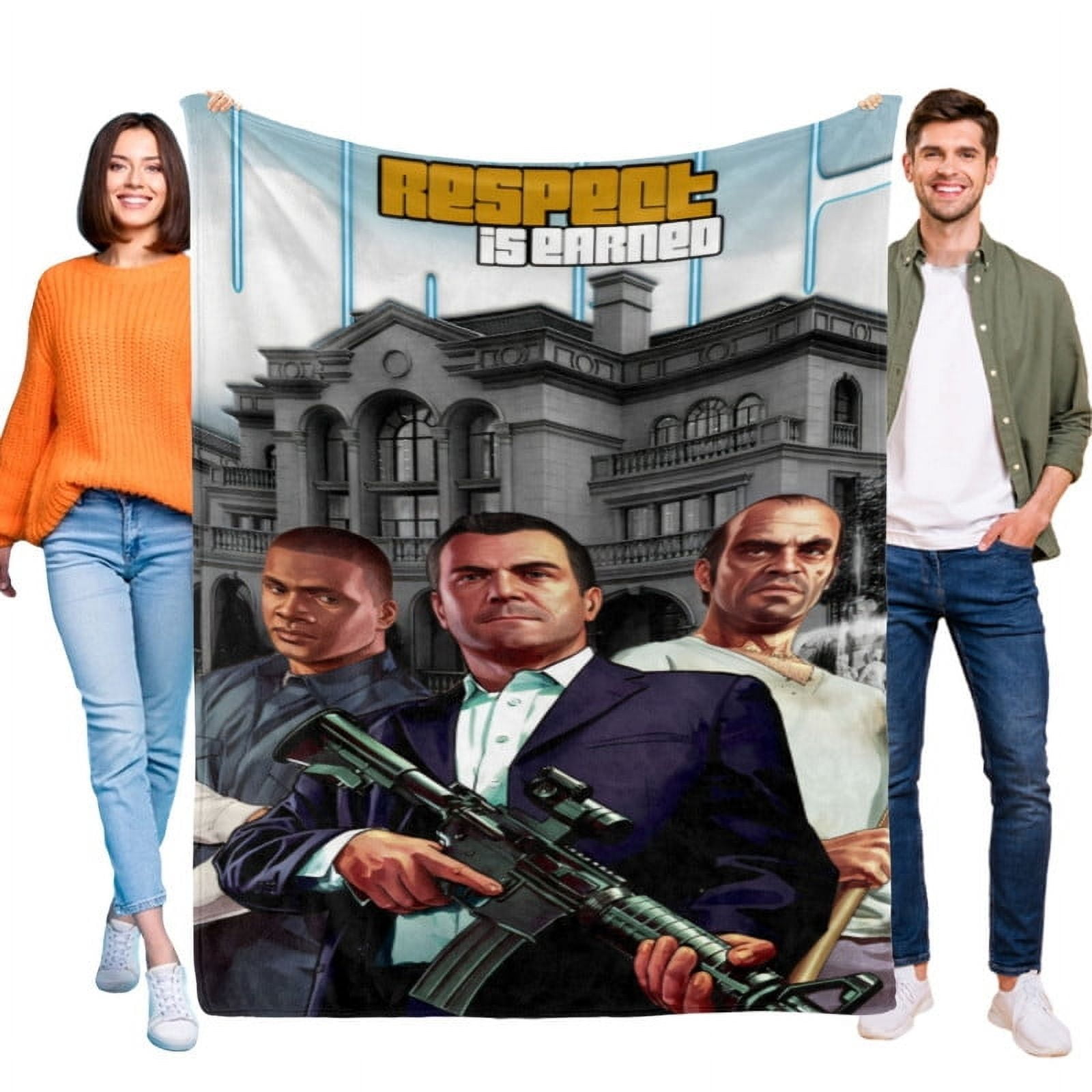 Grand Theft Auto Gra5GTA blanket this soft durable flannel blanket ...