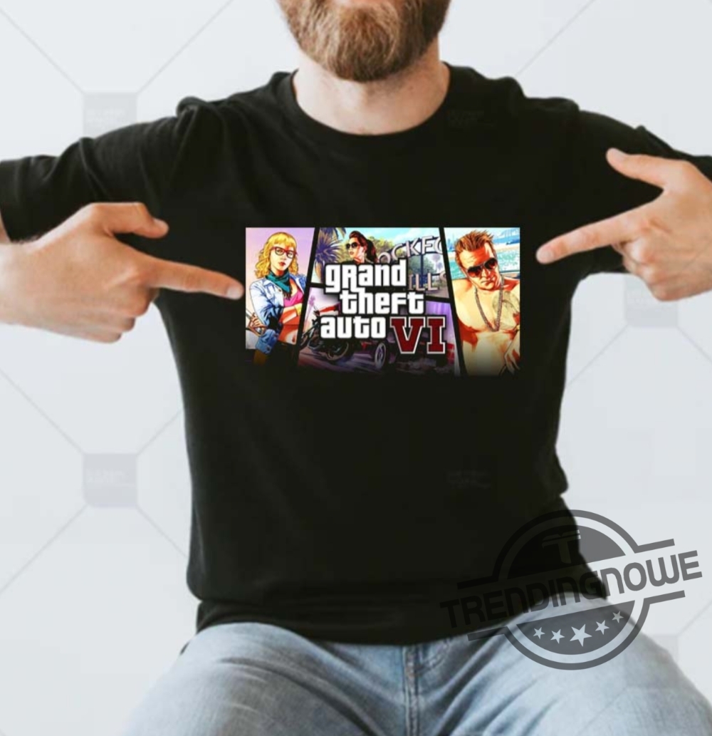 Grand Theft Auto Gta 6 Characters Shirt Gta 6 Shirt Grand Theft Auto Vi ...