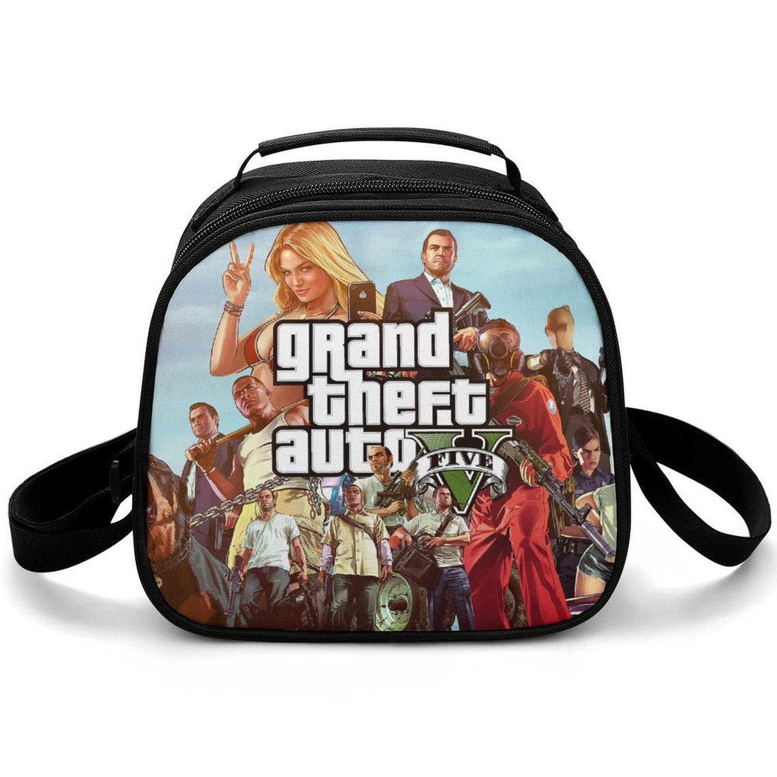 Grand Theft Auto Insulated Lunch Bag Portable Bento Bag Therma Lunch ...