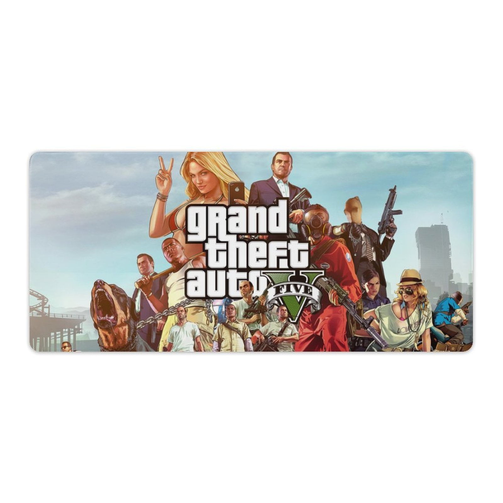 Grand Theft Auto Mouse Pad No-sliped Large Mousepad Extended Gaming ...