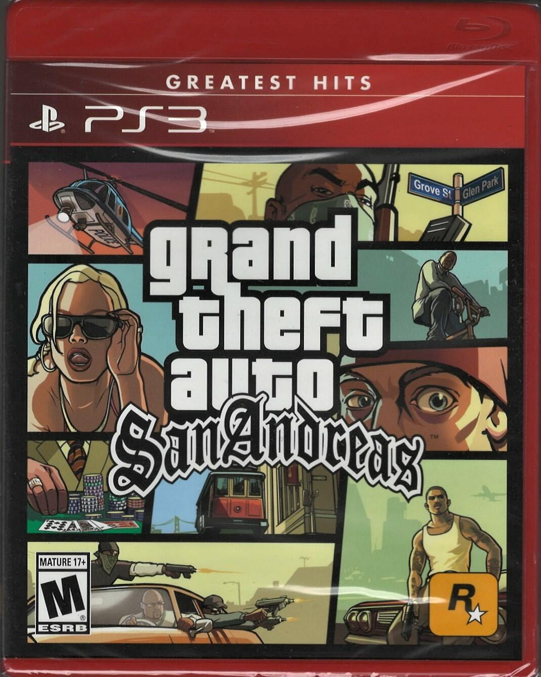 Grand Theft Auto: San Andreas (Greatest Hits) PS3 (Brand New Factory ...
